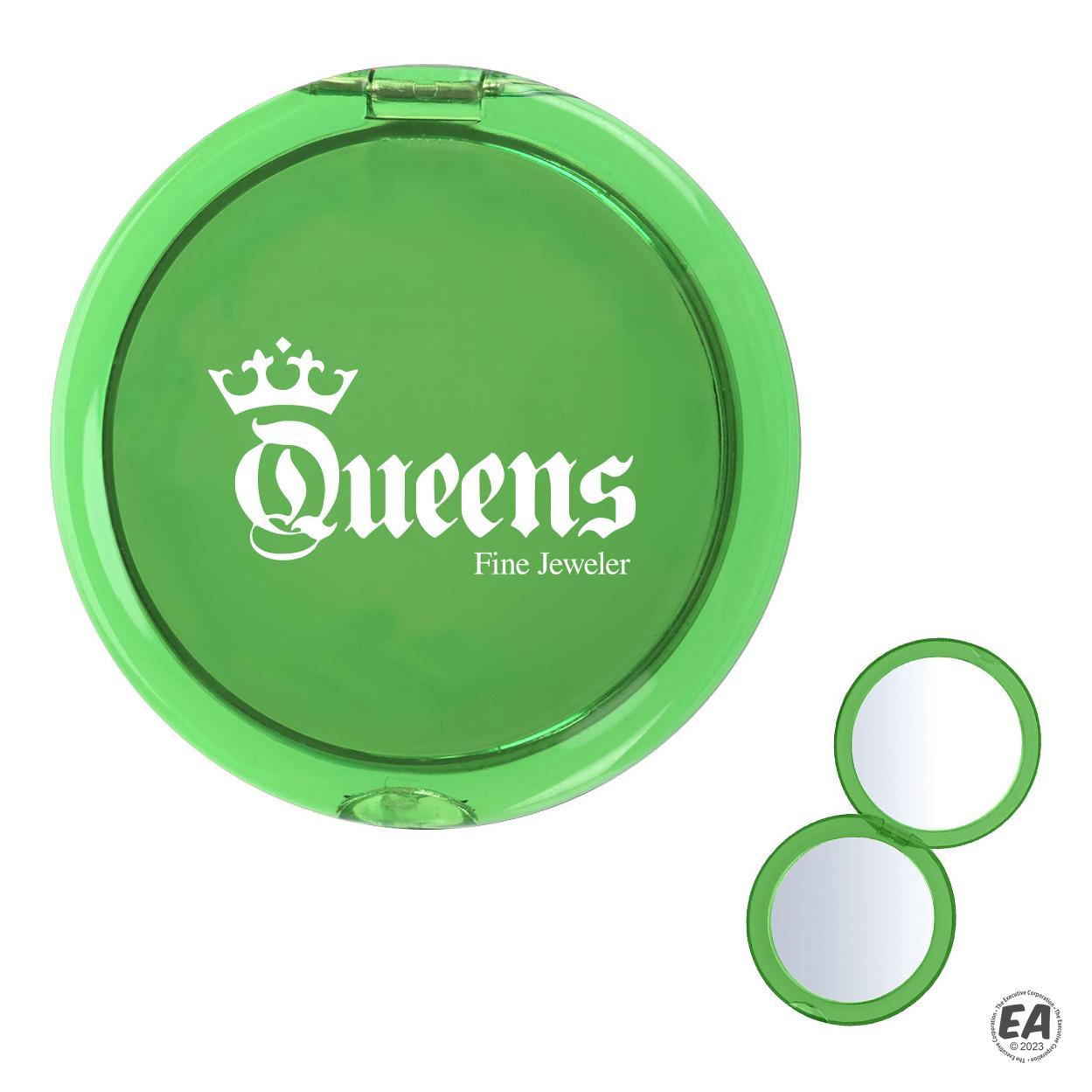 Customized 2-Sided Folding Mirror With 2x Magnifier | Promotional ...