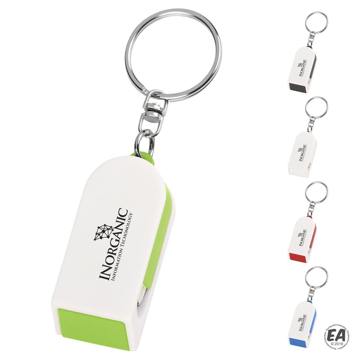 Promotional Phone Stand Screen Cleaner Combo Keychain | Customized Cell ...