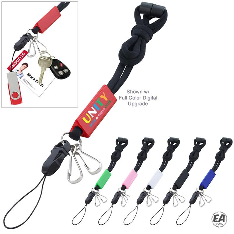 Customized Hook and Loop Utility Attachments Lanyard | Promotional Name ...