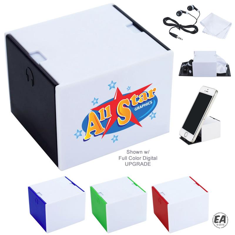 Promotional 3-in-1 Smartphone Accessory Desk Cube | Customized Cell ...