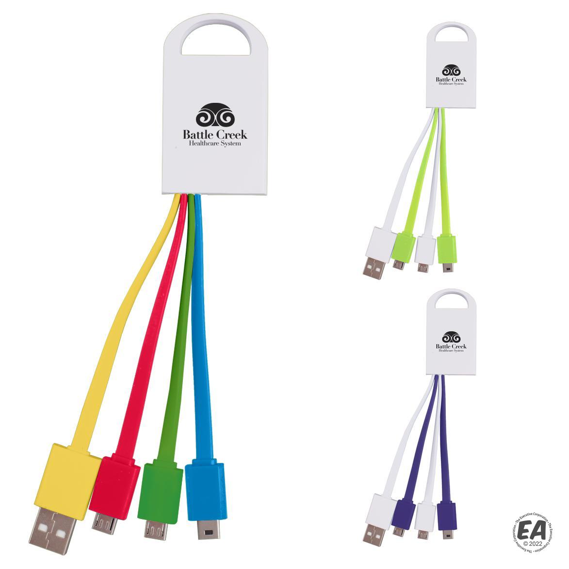 Customized 3-IN-1 Charging Buddy Phone Charger | Branded Charging ...