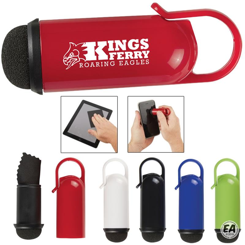Promotional Screen Cleaner And Cloth Combo Clip | Customized Microfiber ...
