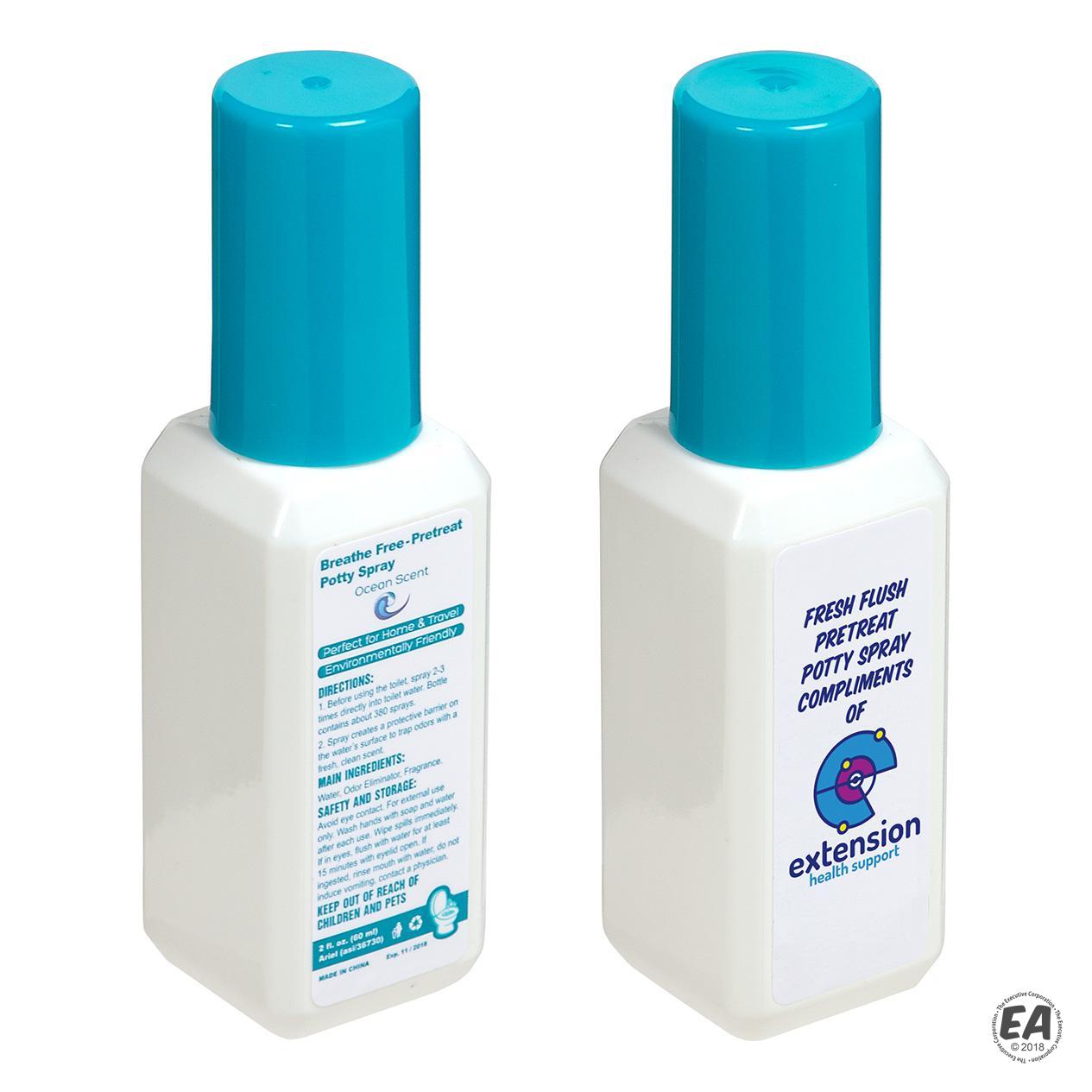 Promotional Fresh Flush Pretreat Potty Spray | Customized Travel ...