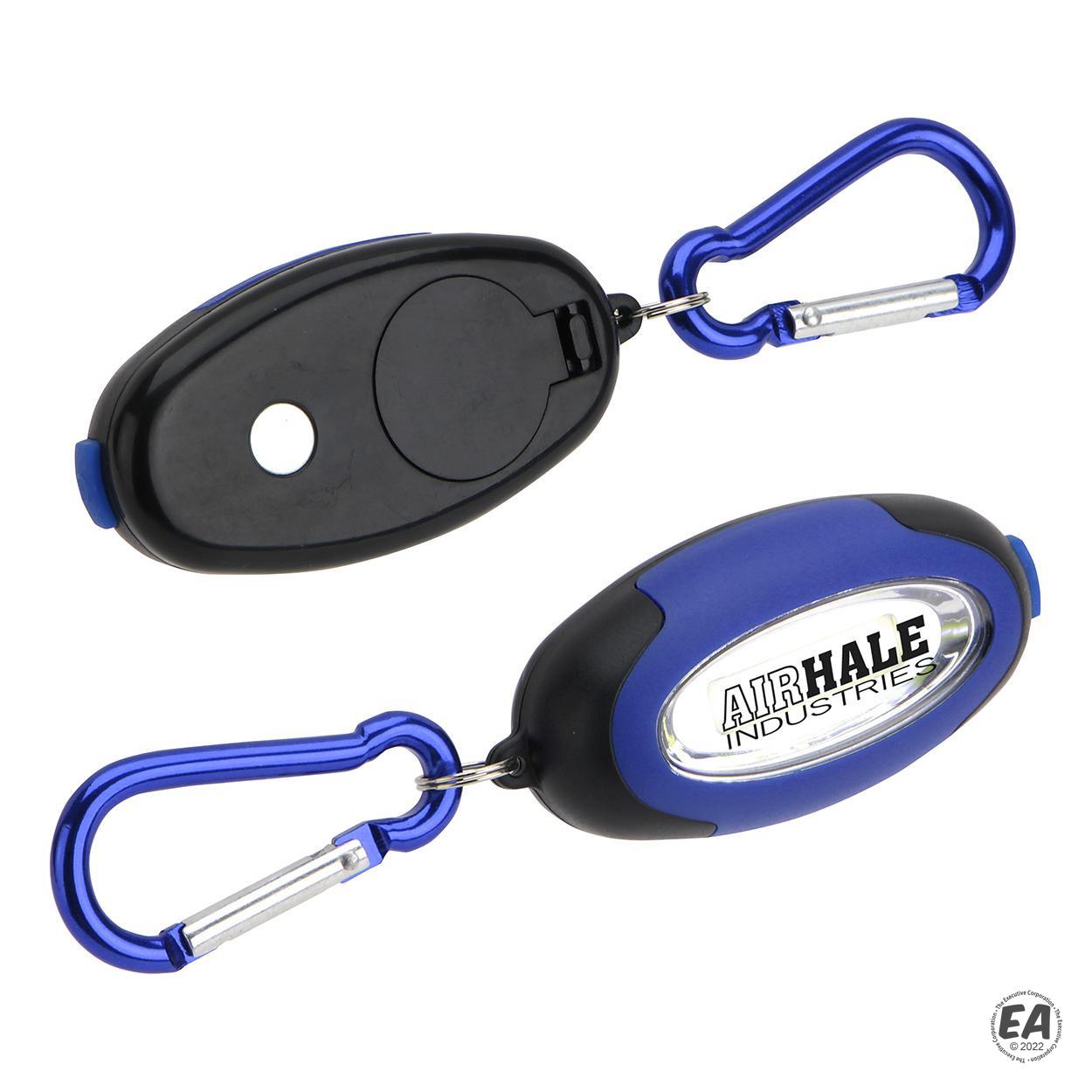 Customized Ultra Bright COB & LED Light with Carabiner | Promotional ...