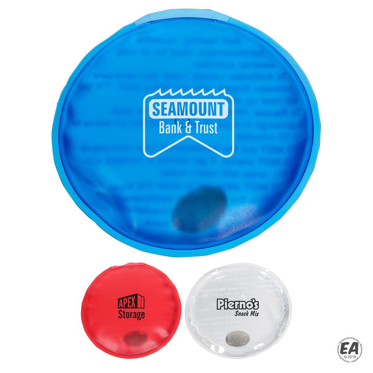 Branded Round Hand Warmer | Custom Hot Cold Packs | Promotional Round ...