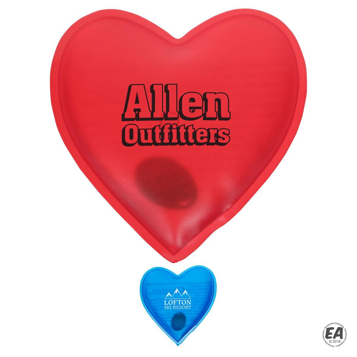 Branded Heart Hand Warmer | Customized Hot Cold Packs | Promotional ...