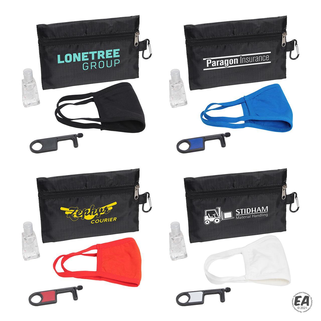 Branded PPE Daily Mask Kit Economy | Custom PPE Kits | Promotional PPE ...