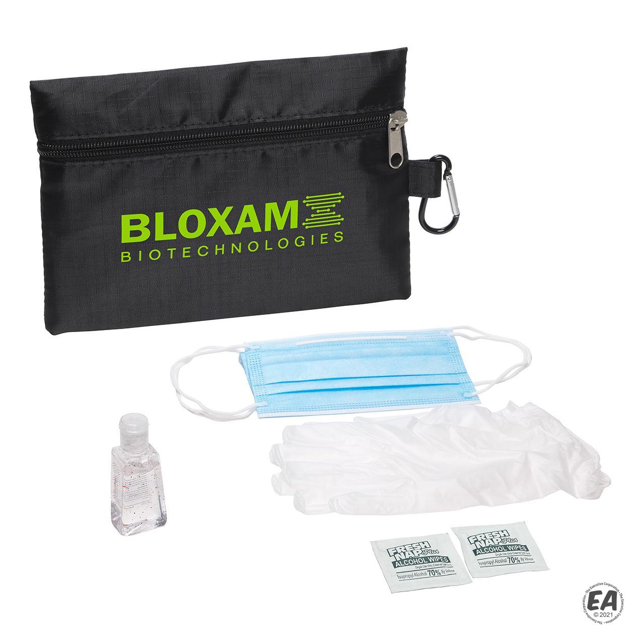Customized PPE Masks Glove Sanitizer Travel Kit | Custom PPE Kits ...