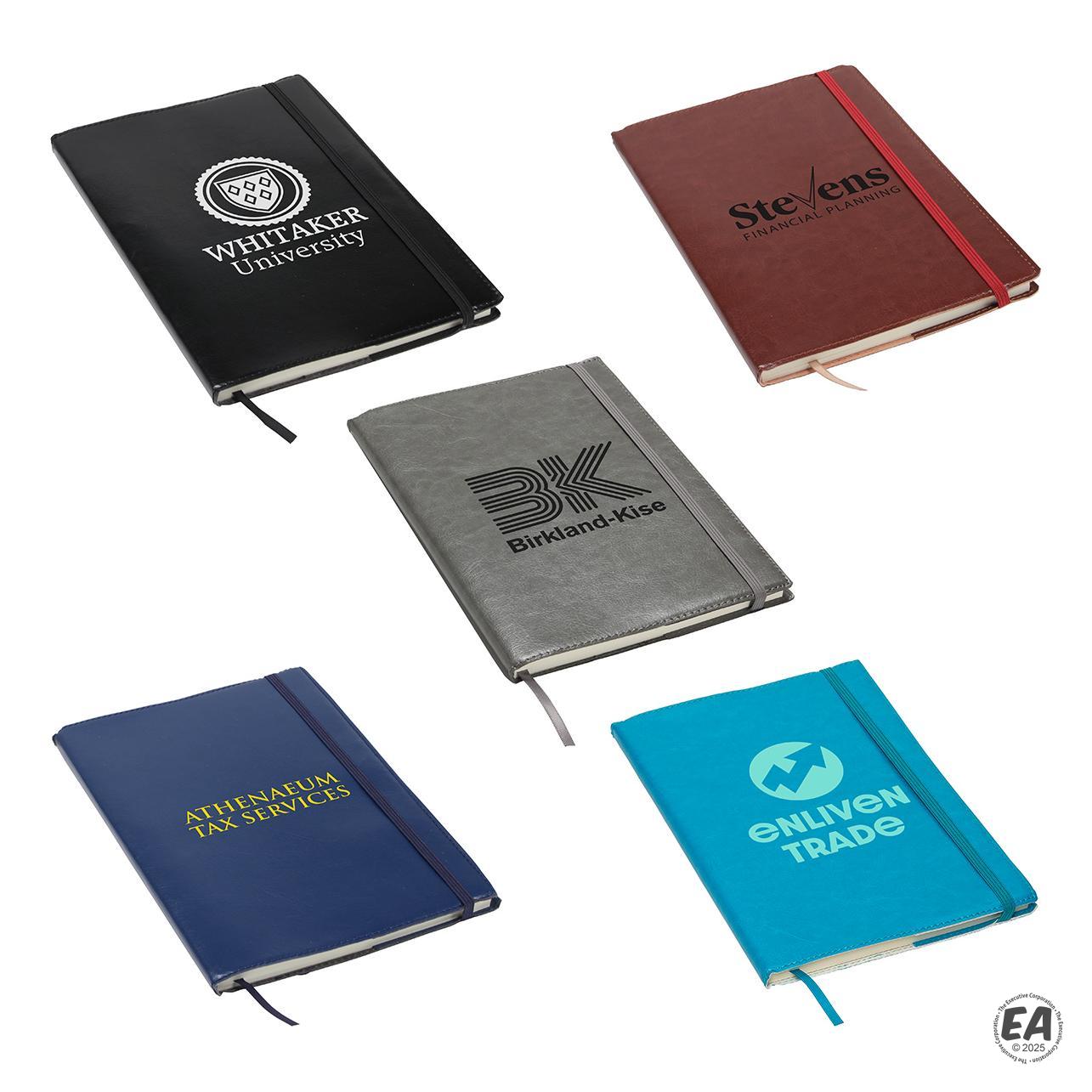 Customized Conclave Refillable Leatherette Journal 5x8 | Promotional ...