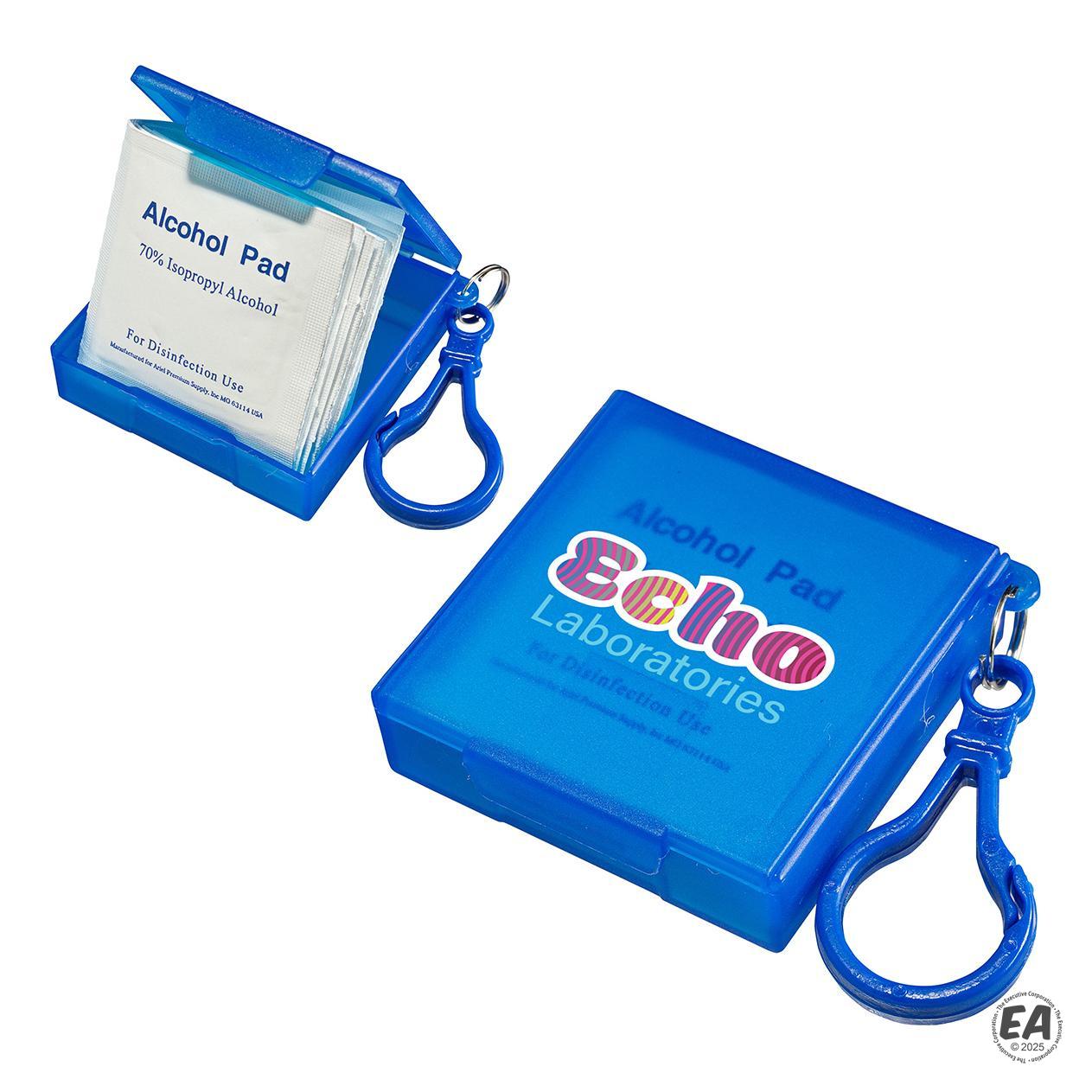 Promotional Handy Pack Sanitizing Wipes with Carabiner | Custom ...