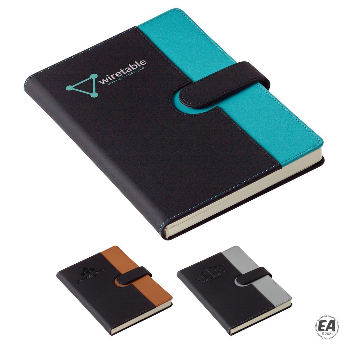 Customized Chic 5x8 Journal with Magnetic Closure | Promotional ...