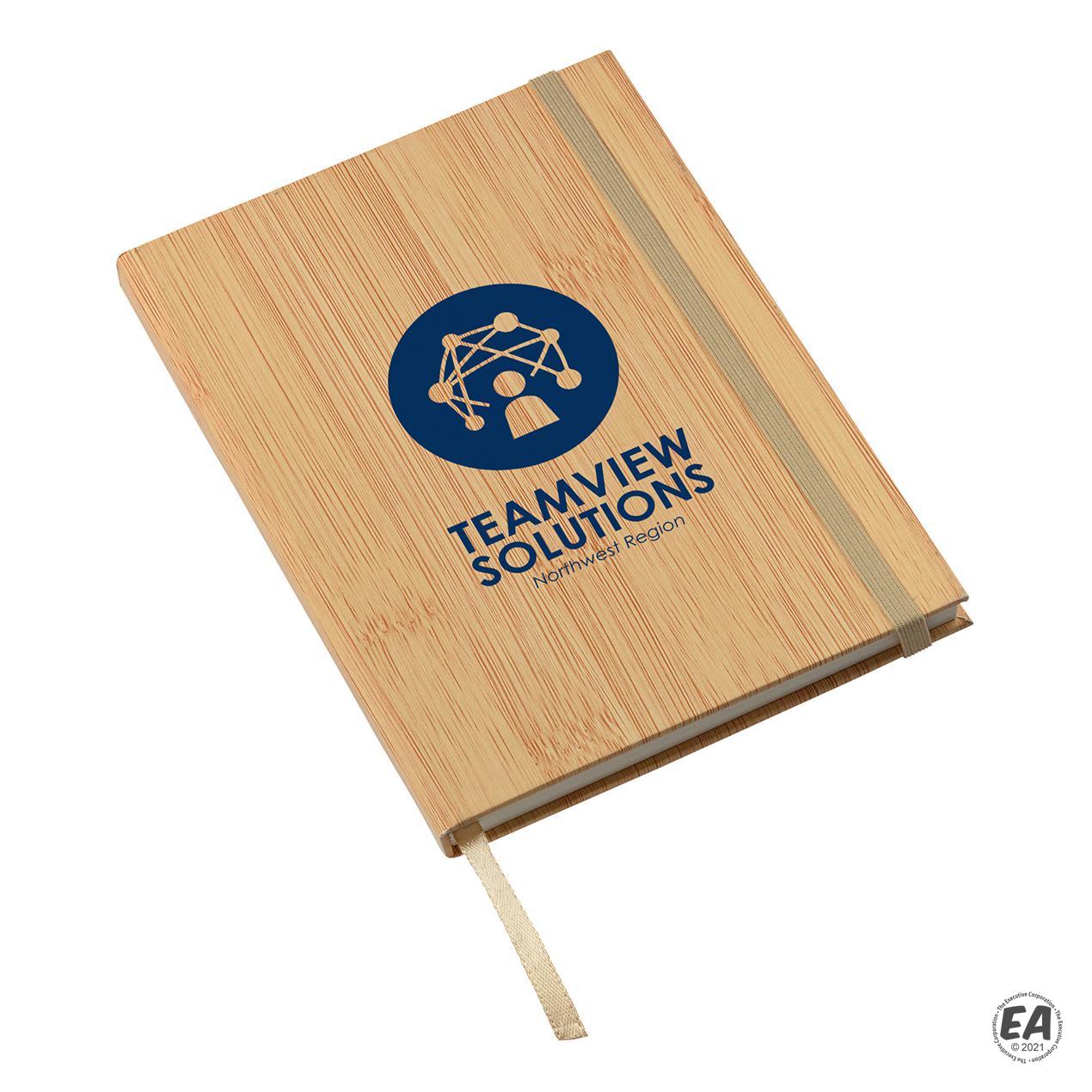 Customized Grove Woodgrain 5x7 Journal | Promotional Journals | Branded ...