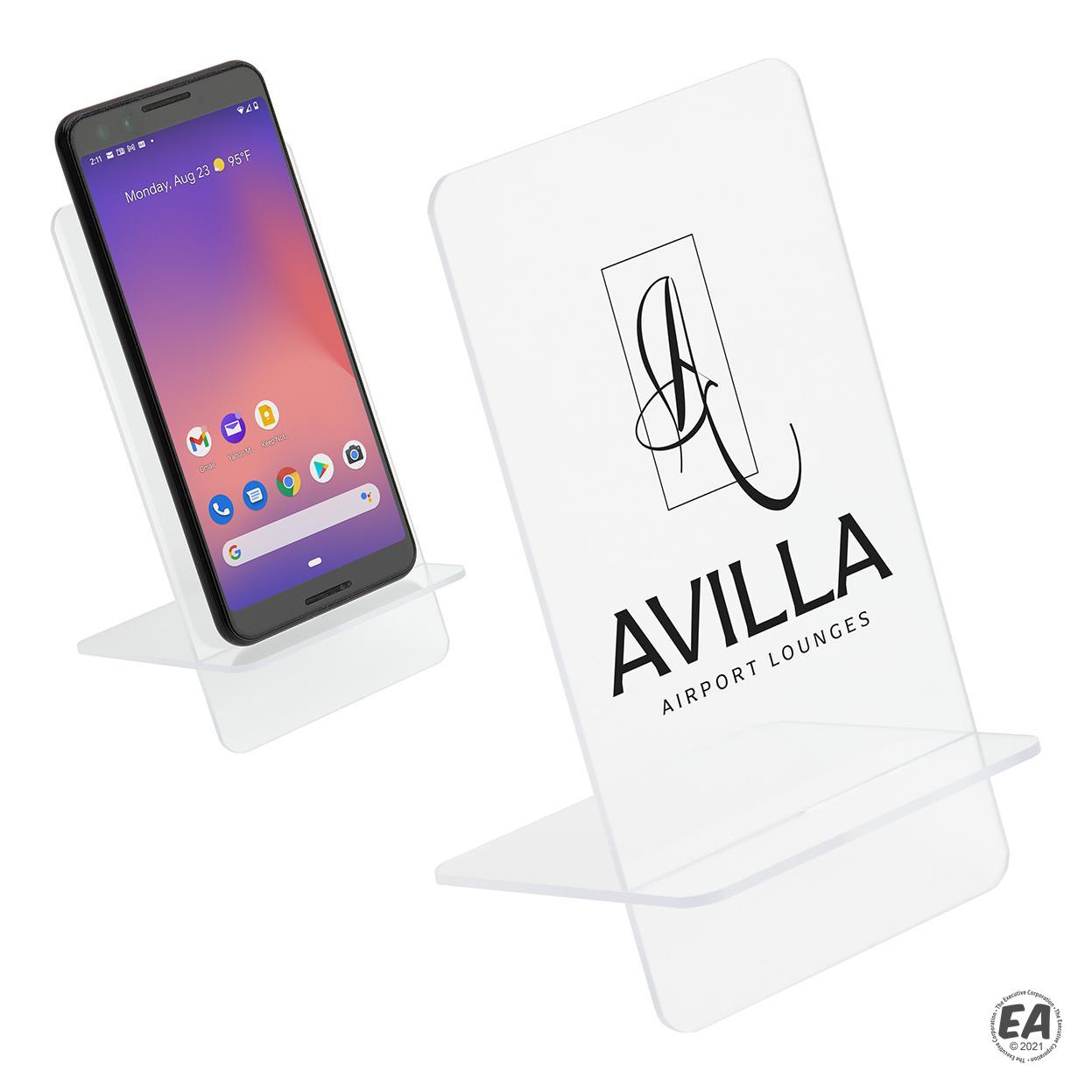 Customized Clear View Phone Stand | Promotional Cell Phone Desk Stands ...