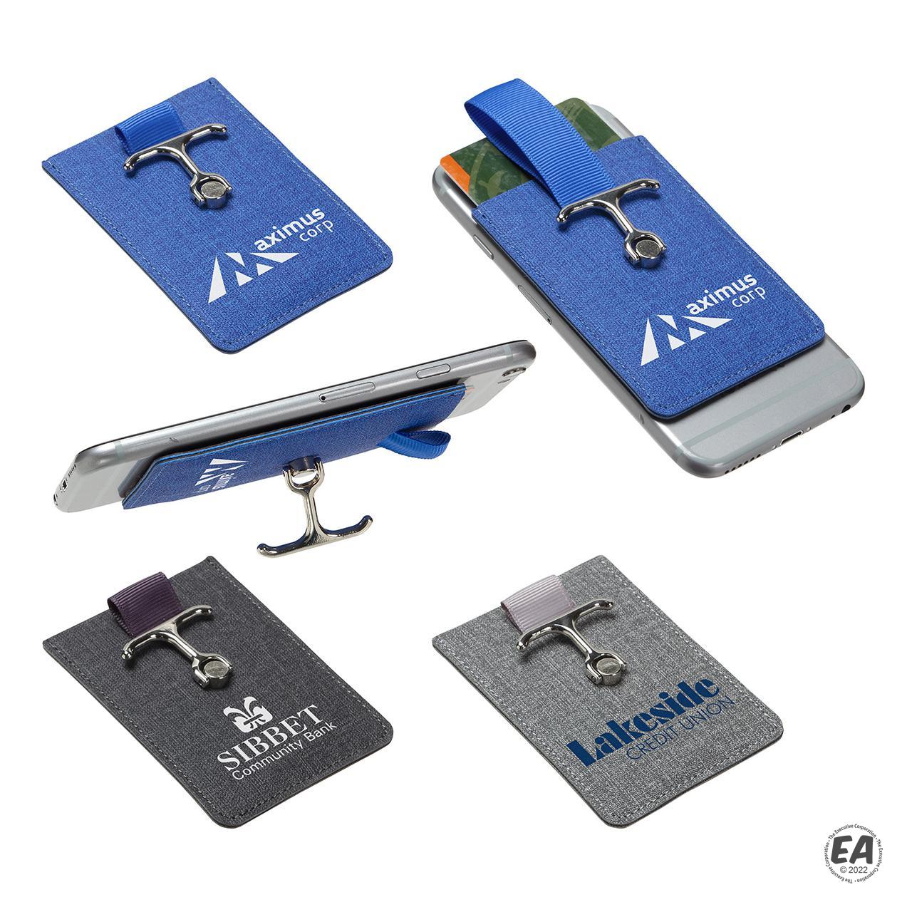 Promotional Anchor Phone Wallet and Stand | Custom Cell Phone Stands ...