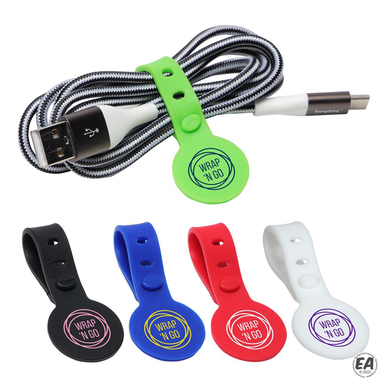 Promotional Wrap 'N Go Cable Organizer | Customized Cord Organizers ...