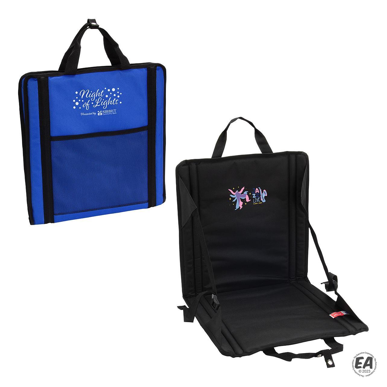 Custom Fold 'N Go Adjustable Seat Cushion | Customized Stadium Cushions ...