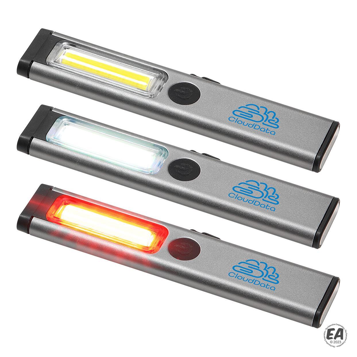 Custom Beam Rechargeable Pocket COB Light With Clip & Magnet ...