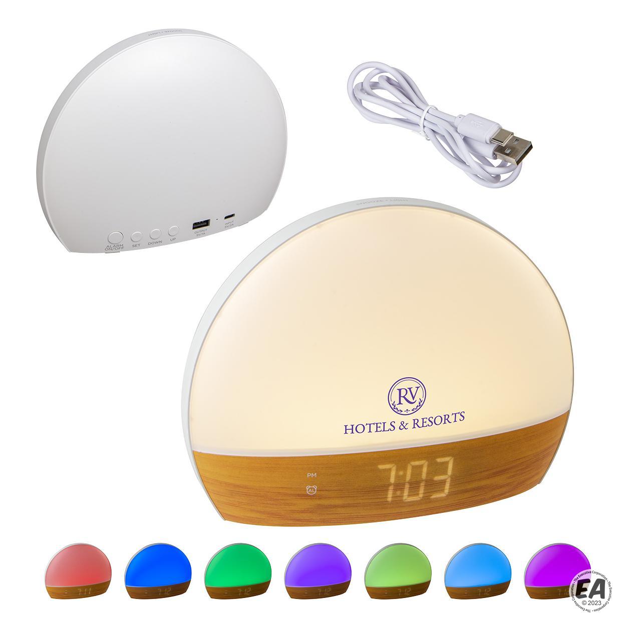 Promotional Daybreak Digital Alarm Clock with Sunrise Simulation ...