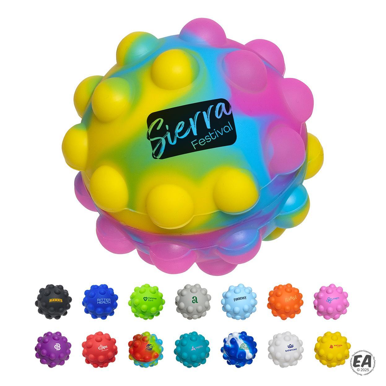 Customized Push Pop Bounce Ball | Promotional Health Items | Branded ...