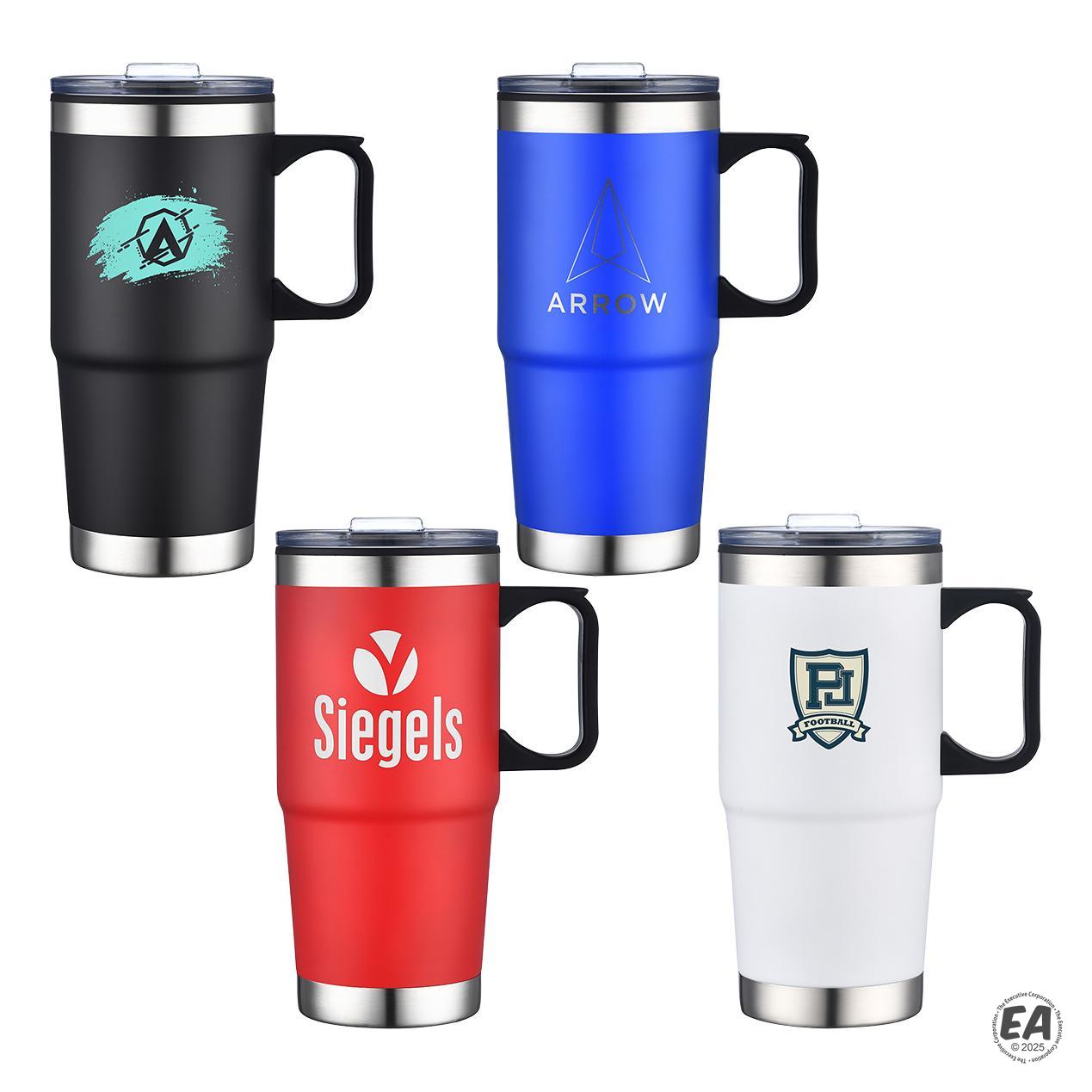 Customized San Siro 24 oz Double-wall Travel Mug | Promotional Travel ...