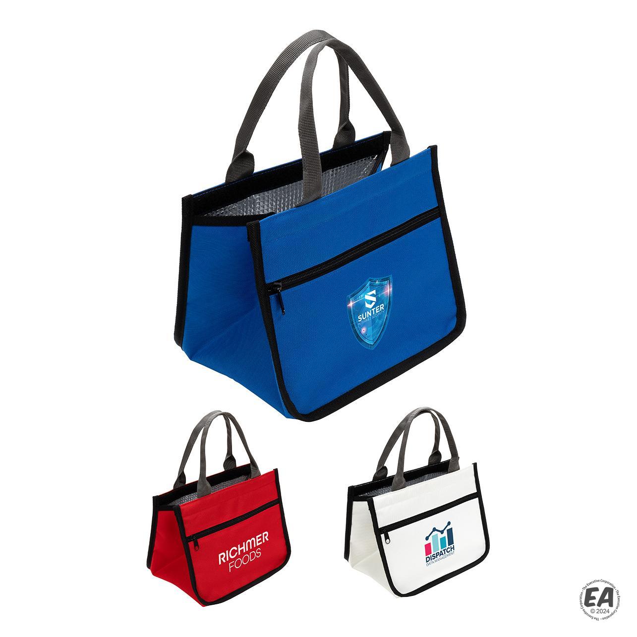 Promotional Spire Insulated Lunch Tote 1.25x8.25x7.5 | Customized Lunch ...