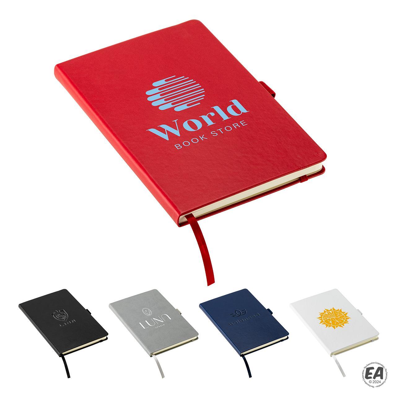 Promotional Elan Hardcover FSC 5.5x8.5 Journal with Pen Loop and Inner ...