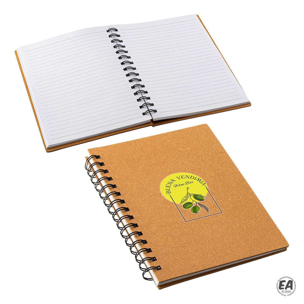 Promotional Wildwood Cardboard Spiral Notebook | Customized Notebooks ...