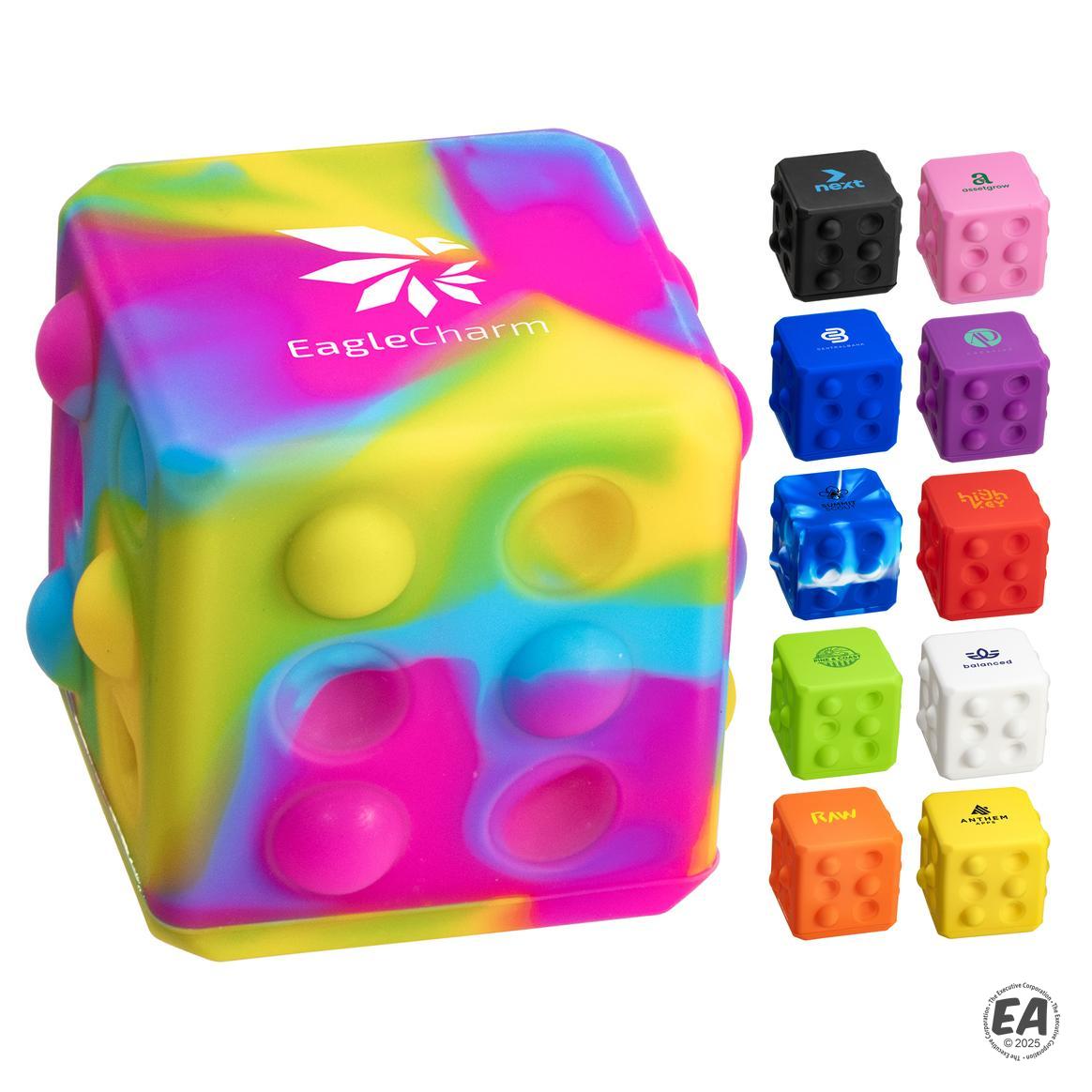 Customized Push Pop Cube Toy | Promotional Toys | Custom Push Pop Cube ...