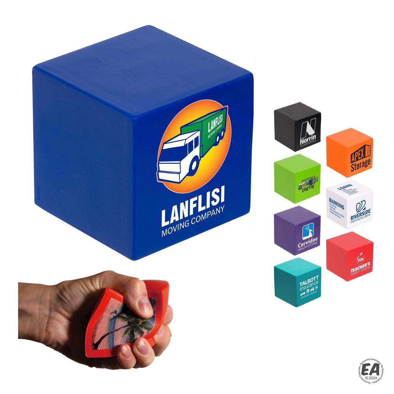 Custom Cube Stress Reliever | Branded Stress Relievers | Promotional ...