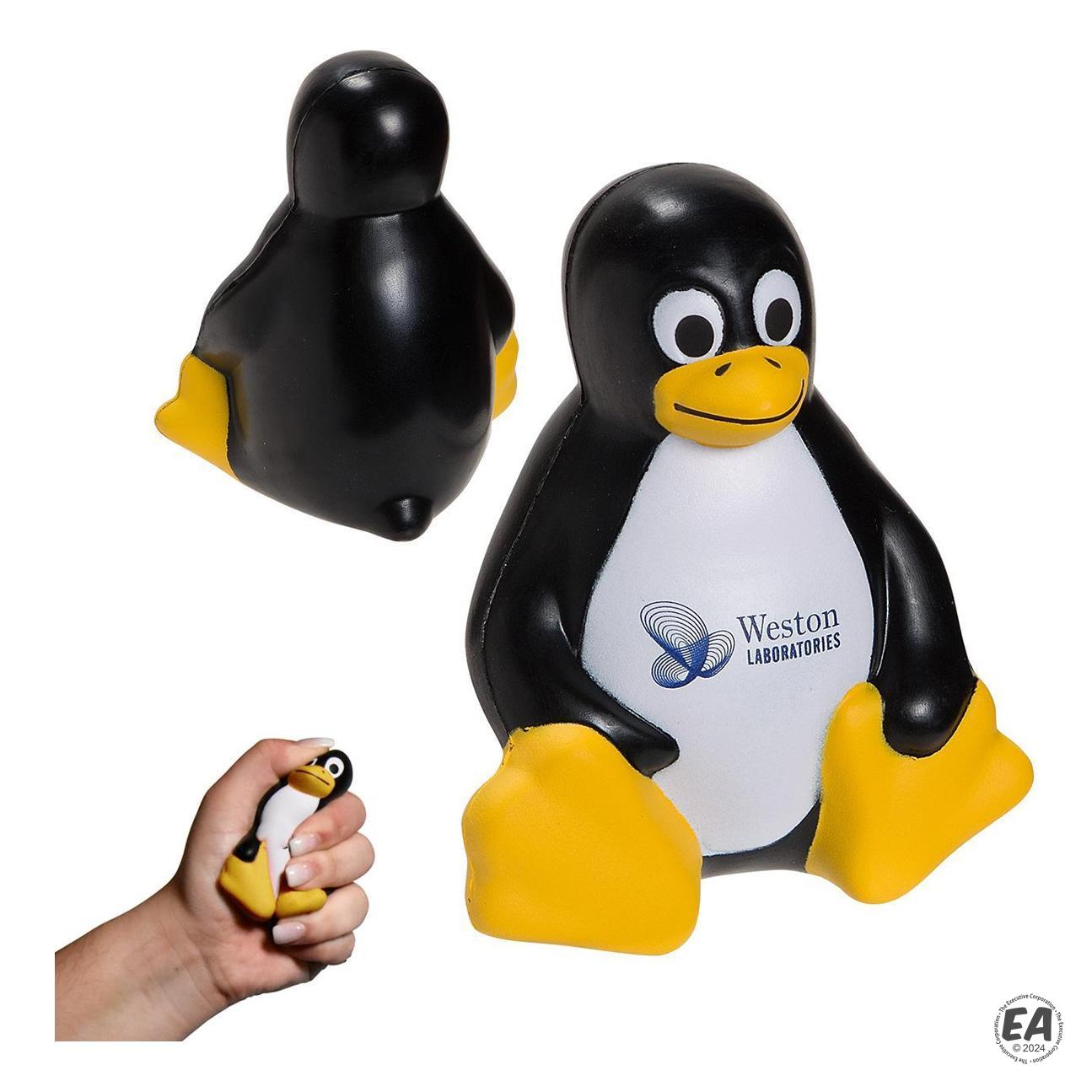 Promotional Sitting Penguin Stress Reliever | Branded Stress Relievers ...