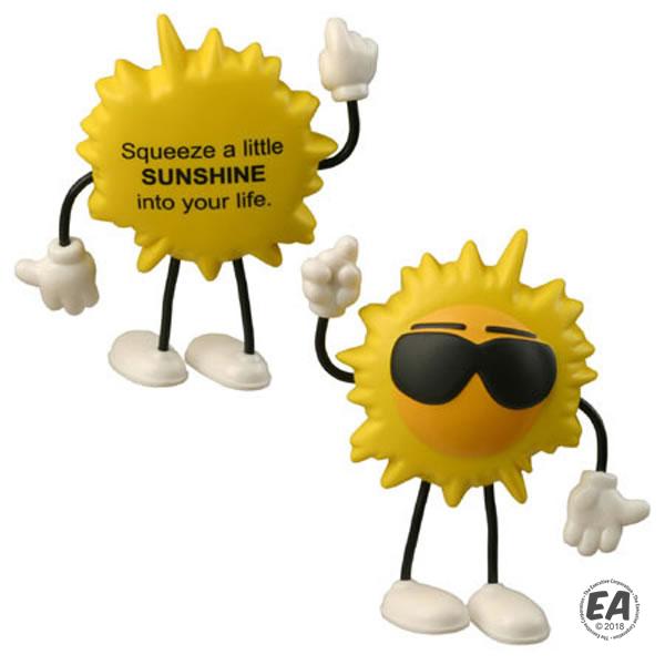 Custom Cool Sun Figure Stress Reliever | Branded Stress Relievers ...