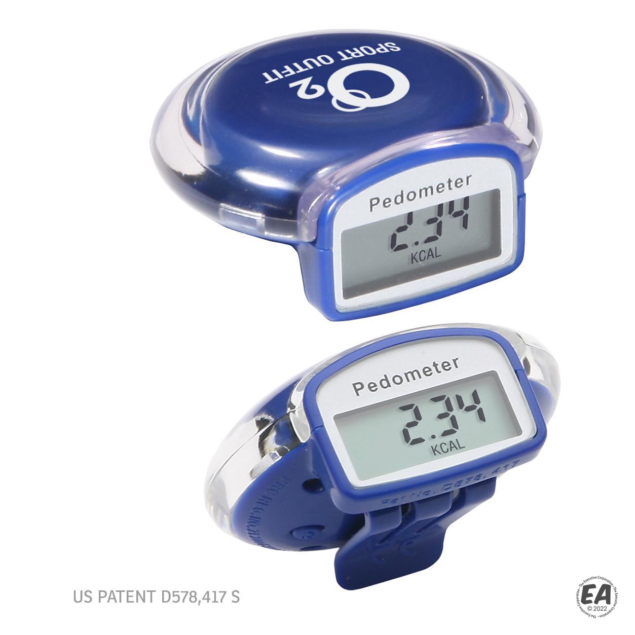 Branded Round Step Pedometer | Customized Pedometers | Promotional ...