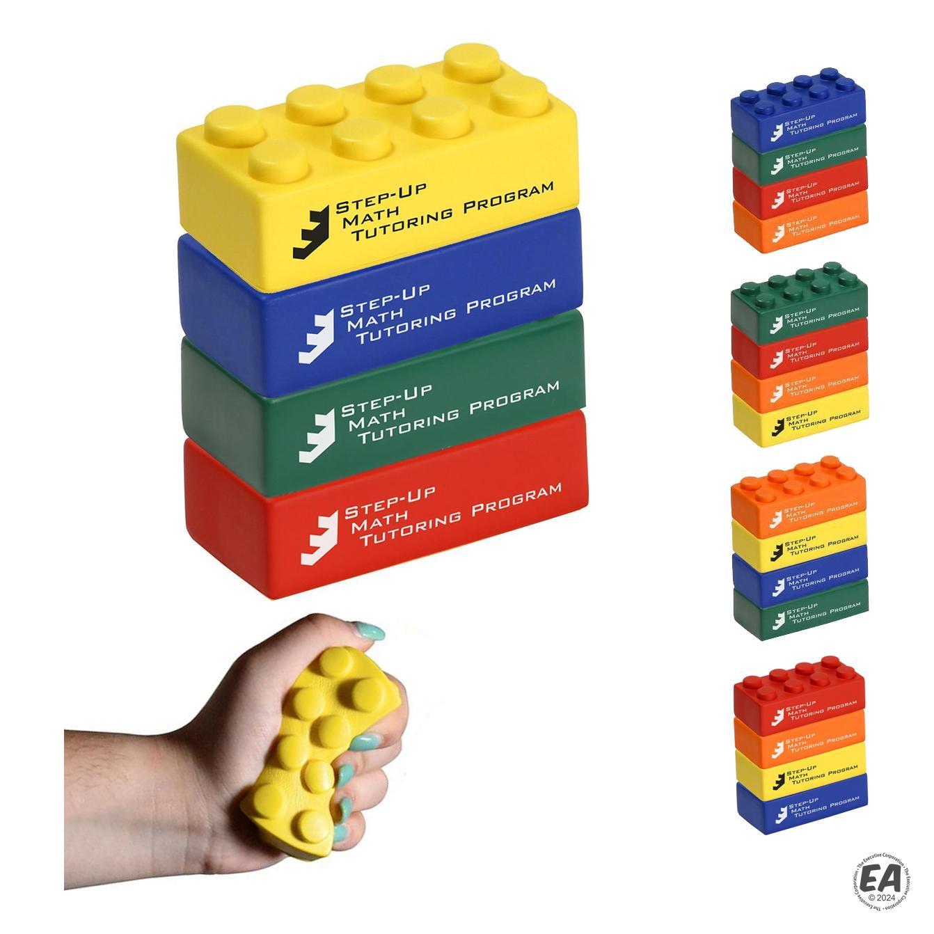Promotional Building Block Stress Relievers (4-Piece Set) | Branded ...
