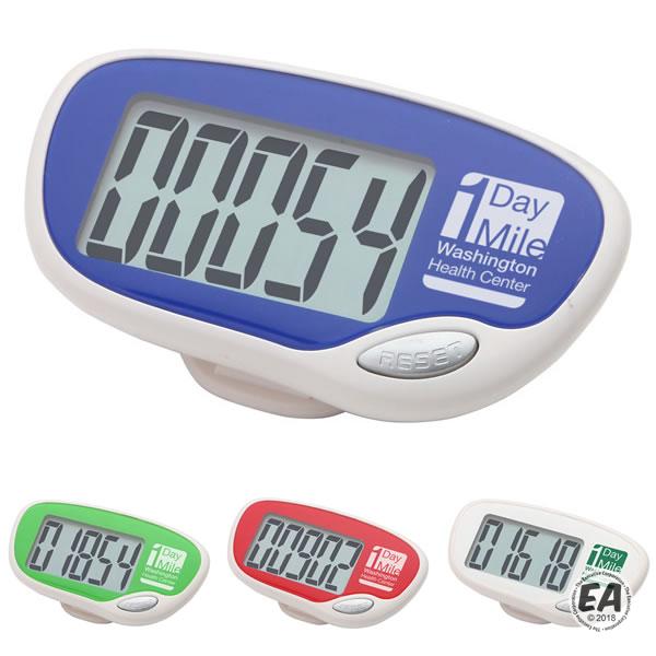 Promotional Easy Read Large Screen Pedometer | Branded Pedometers ...
