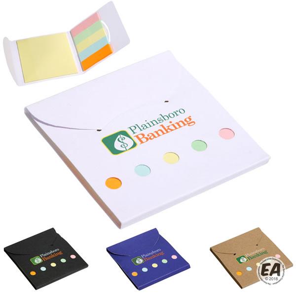 Promotional Square Deal Sticky Note Wallet | Customized Notepads ...