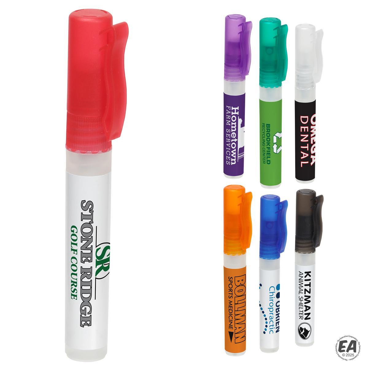 Customized Hand Sanitizer Spray Pen 0.27 oz | Promotional Sanitizer ...