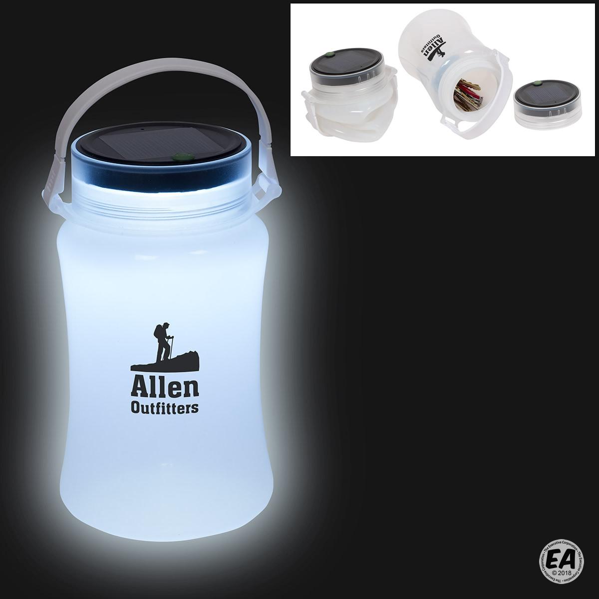 Customized Foldable Waterproof Container with Solar Light | Branded ...