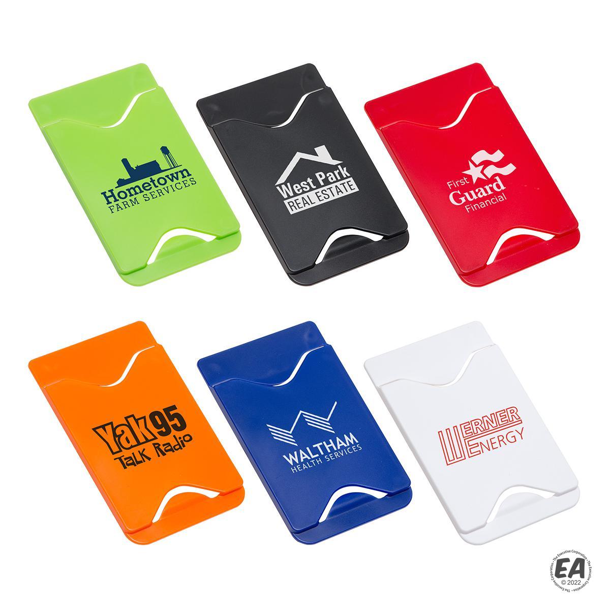 Branded Plastic Credit Card Mobile Wallet | Promotional Phone Wallets ...
