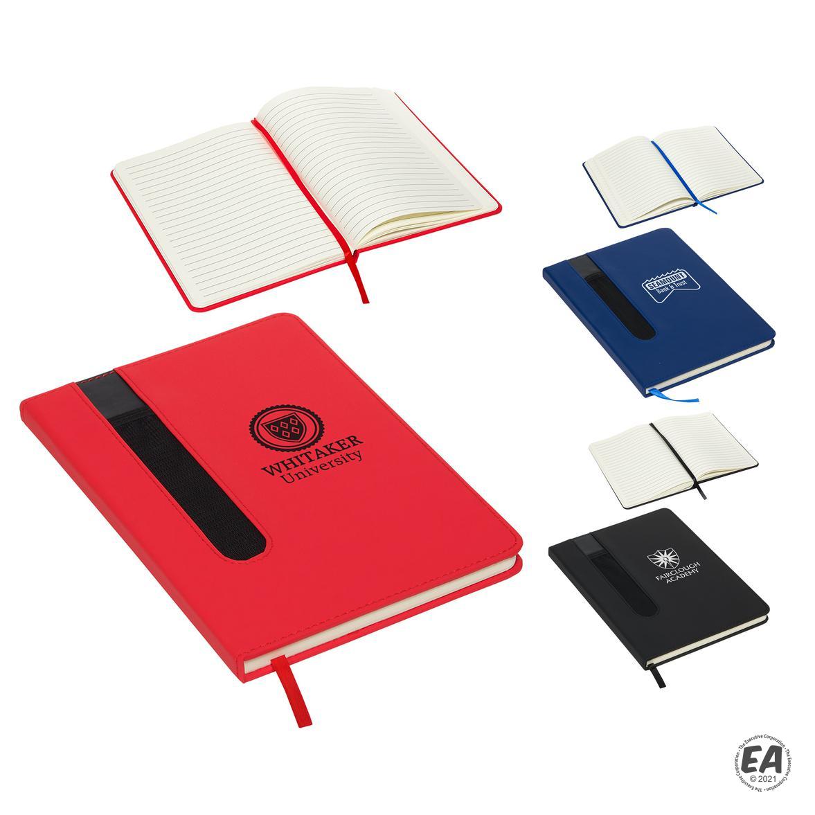 Promotional Soft Cover Journal with Elastic Pen Holder | Custom ...