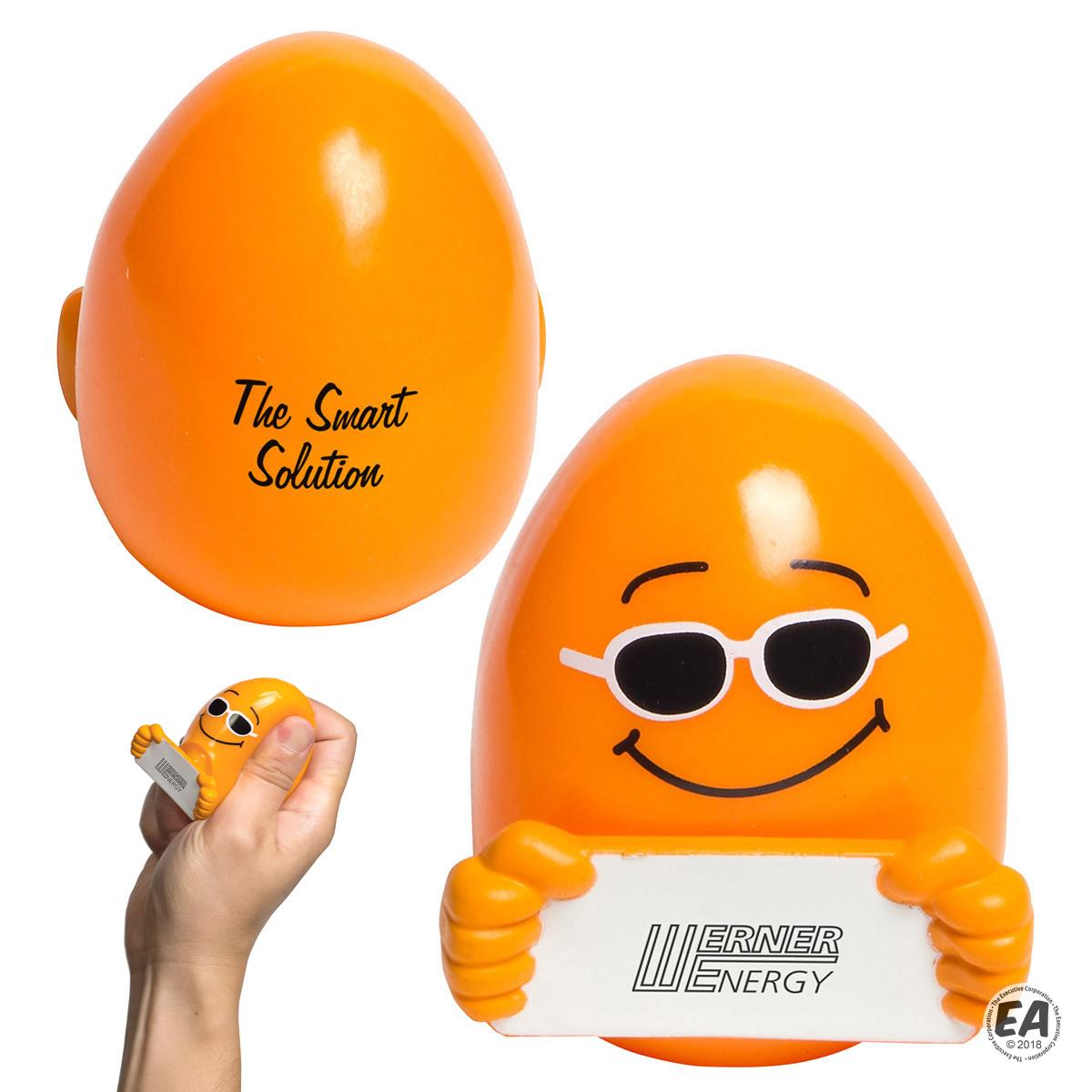 Customized Pop'n Cool Squeezie Smiley Face | Custom Stress Relievers ...