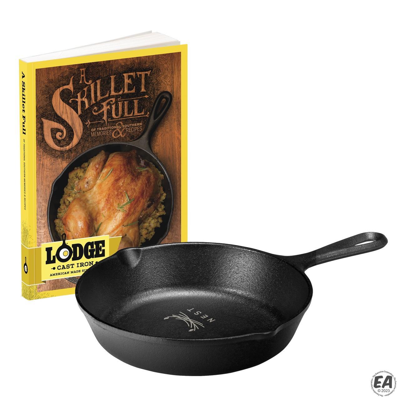 Promotional Lodge 8 Cast Iron/Skillet Full Cookbook Gift Set ...