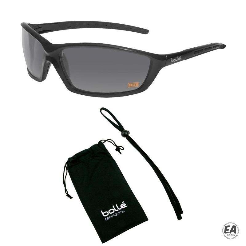 Promotional Bolle Solis Gray Glasses | Customized Safety Glasses ...