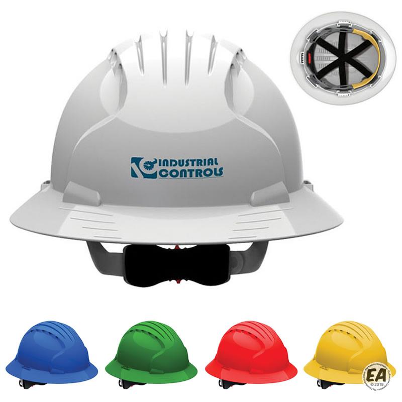 Promotional Evolution 6161 Full Brim Hard Hat | Customized Hard Hats ...