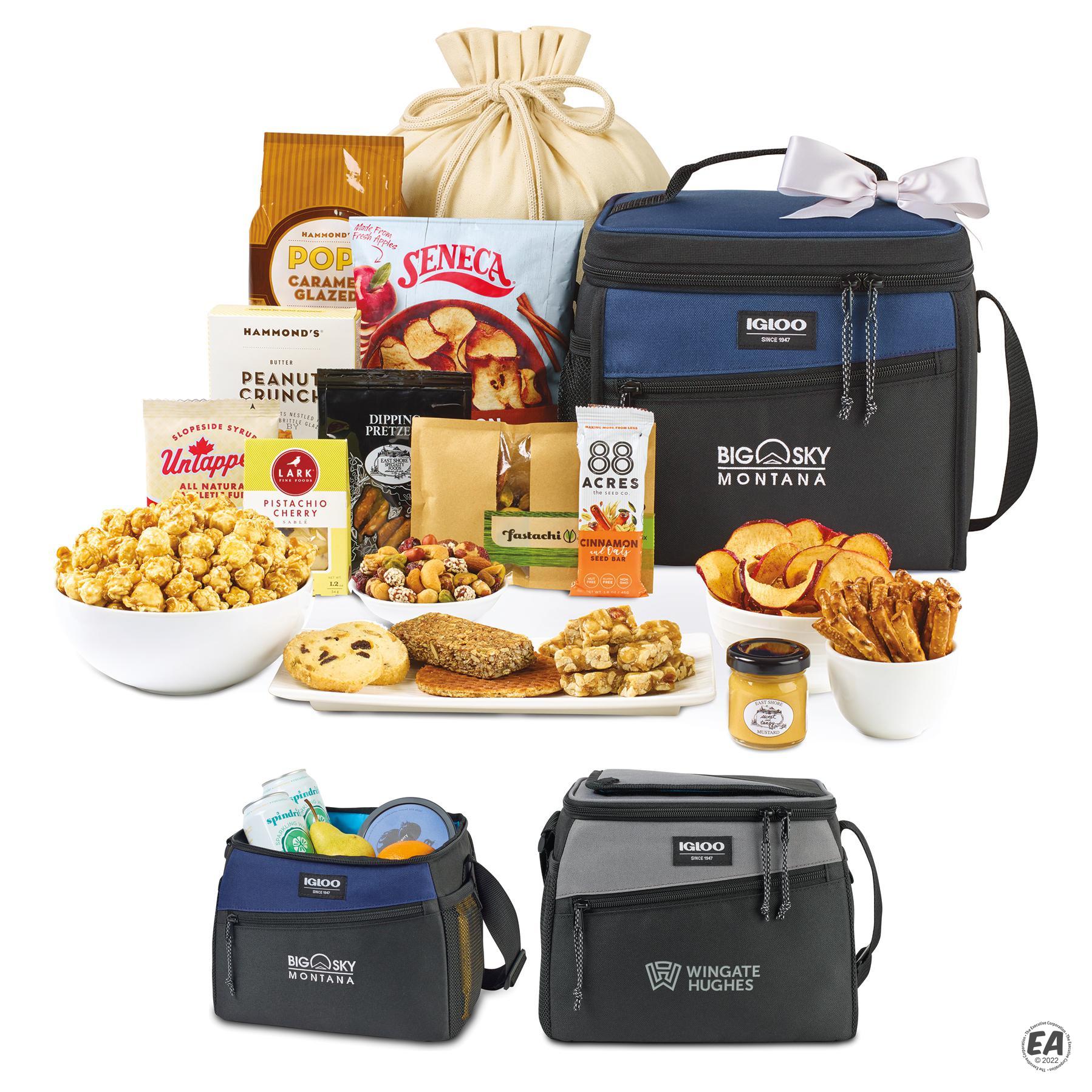 Custom Igloo Glacier Gourmet Cooler | Promotional Food Gift Sets ...