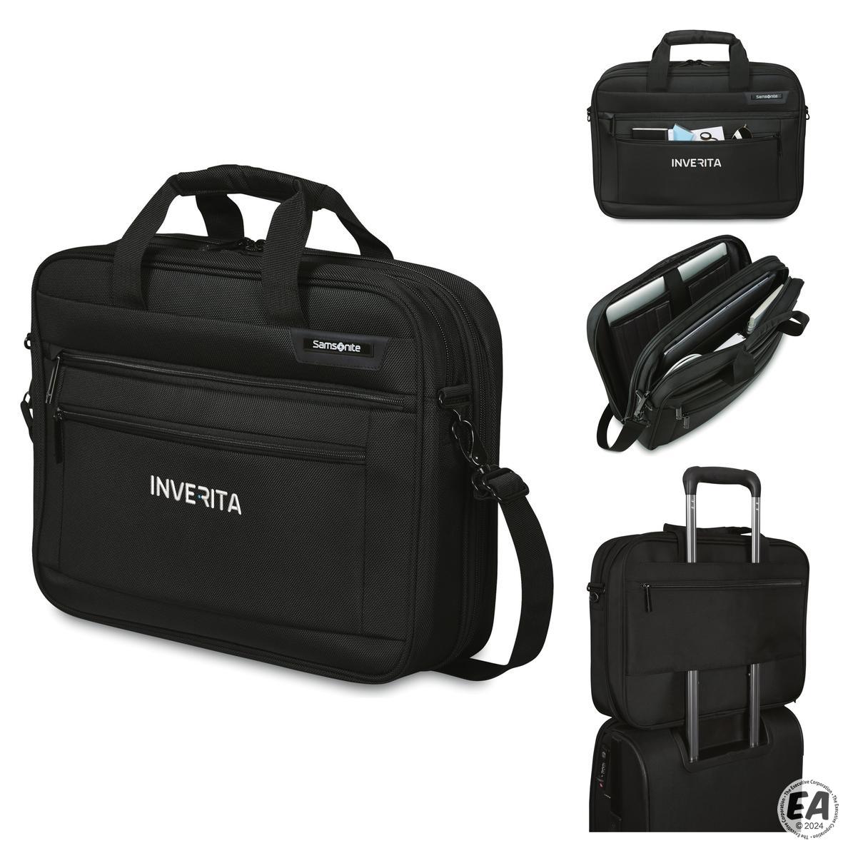 Customized Samsonite Classic Business Perfect Fit Two Gusset Laptop ...