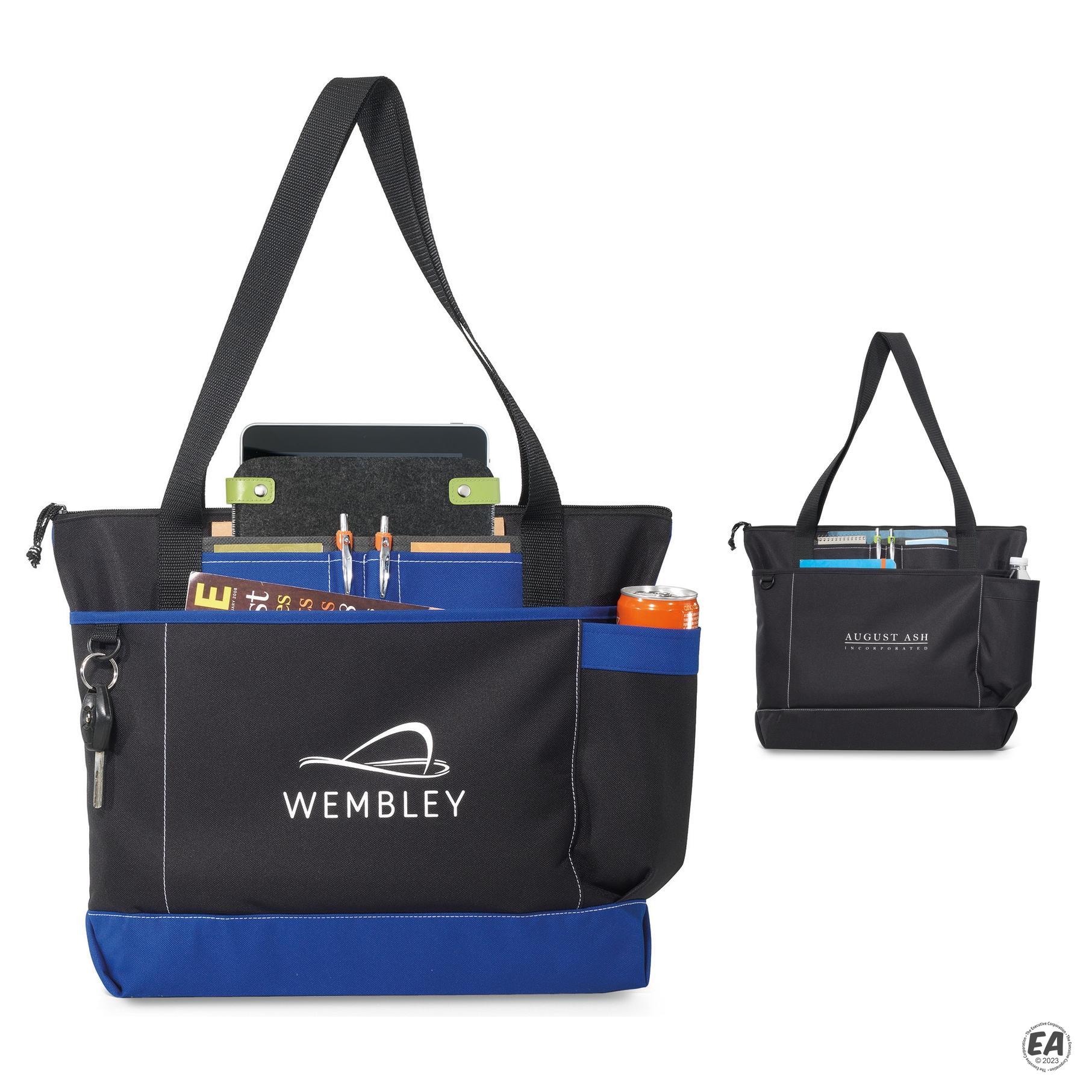 Custom Avenue Business Polyester Tote Bag | Customized Polyester Tote ...