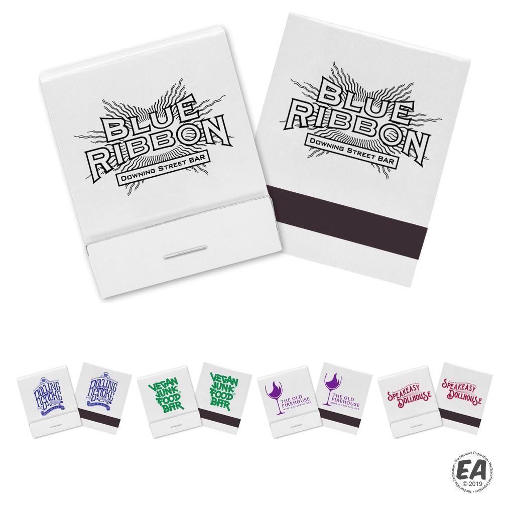 Customized 20 Strike White Matchbooks | Custom Matches | Promotional 20 ...