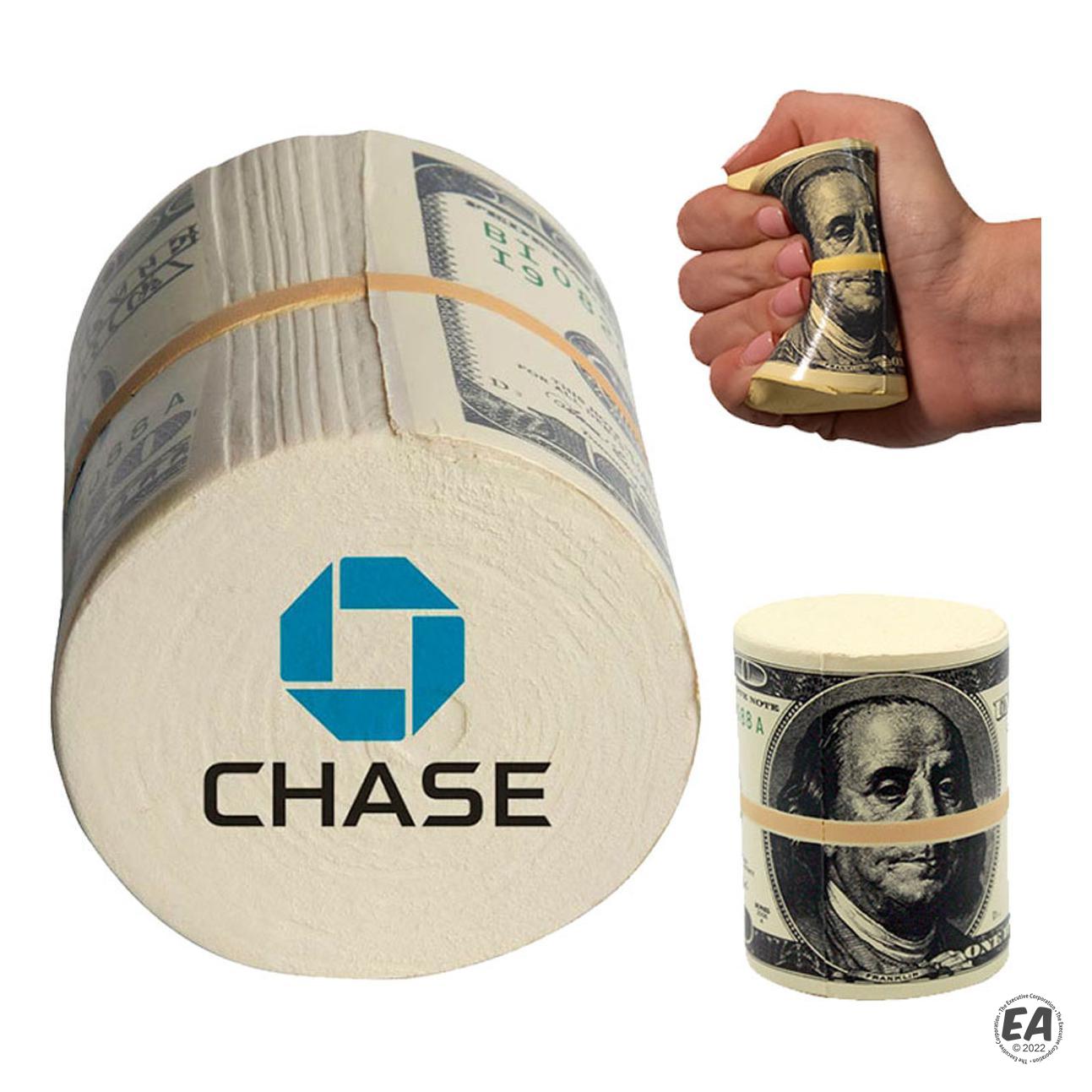 Branded Money Wad Stress Reliever | Customized Stress Relievers ...