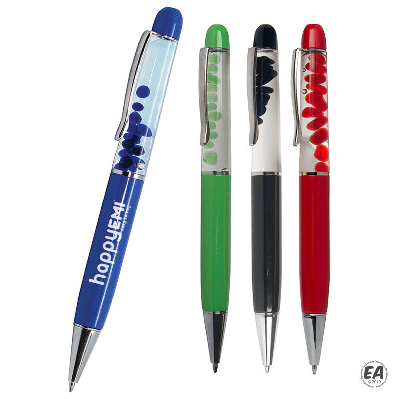 Customized Floating Bubble Liquid Pen | Promotional Novelty Pens ...