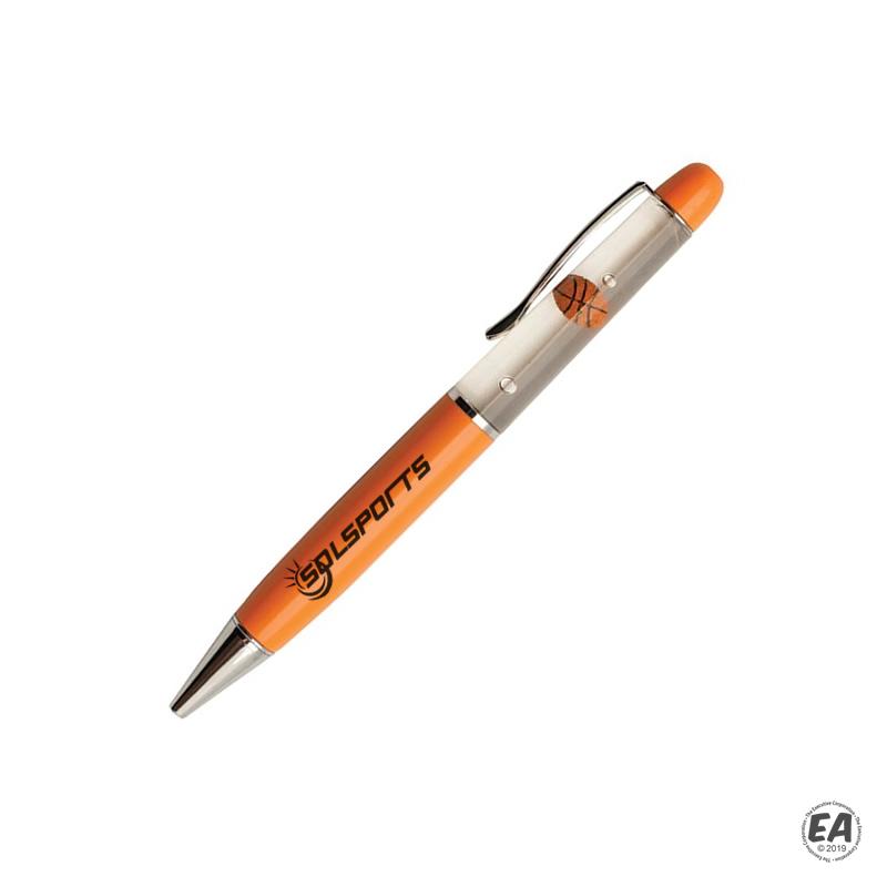 Promotional Floating Basketball Ballpoint Pen | Branded Novelty Pens ...